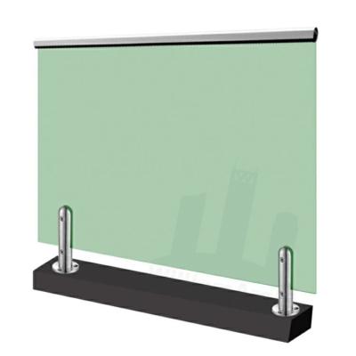 China Glass banister rail exterior balustrade balustrade spigots railing for sale