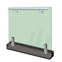 China Glass fence panels price balustrade systems for decking spigots china railing for sale