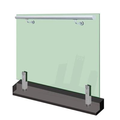 China Glass fence panels price balustrade systems for decking spigots china railing for sale