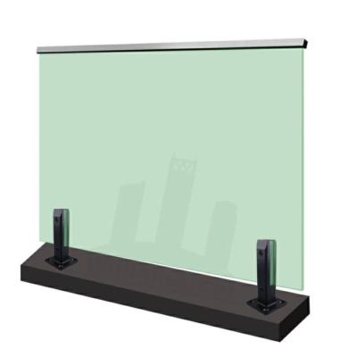 China Stainless steel glass fittings balustrade fencing frameless glass spigots suppliers railing for sale