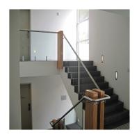 China Glass handrails for decks balustrade fittings side mounted glass spigots railing for sale