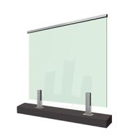 China Glass balustrade hardware glass balcony stainless steel pool fence spigots for sale