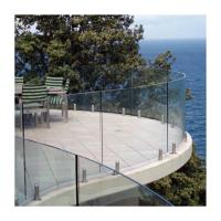 China Glass balustrade suppliers stainless steel pool fence glass spigots railing for sale