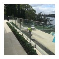 China Mauritius spigots glass balustrade railing spigot glass pool fencing prices for sale