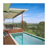 China Mauritius spigots glass balustrade railing spigot glass pool fencing prices for sale