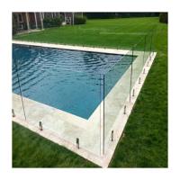 China Easy to use glass balustrade spigot spacing steel pool spigot fencing for sale