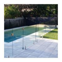 China Easy to use glass balustrade spigot spacing steel pool spigot fencing for sale