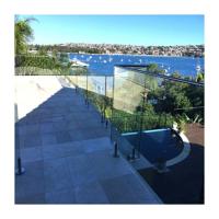 China Honduras frameless glass balustrade spigots roof spigot guardrail for sale