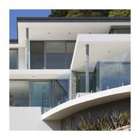 China SS 316 Spigot Glass Railing Villa Residential Outdoor Balcony Fence Railings for sale