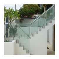 China Chrome Frameless Glass Handrail Balustrade Stainless Steel Spigot Railing for sale