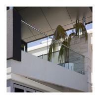 China Falkland Islands glass panel spigots stainless steel balcony spigot railing for sale