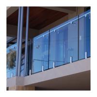 China Falkland Islands glass panel spigots stainless steel balcony spigot railing for sale
