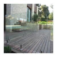 China Peru spigot glass railing system criss cross deck spigot railing for sale
