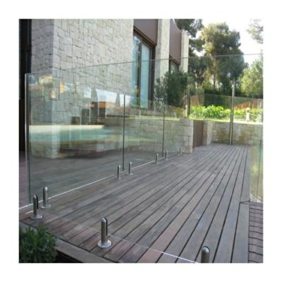 China Peru spigot glass railing system criss cross deck spigot railing for sale