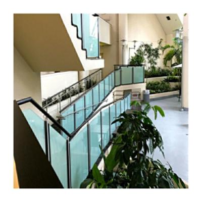 China EN12543 glass railing front porch with no railing how expensive is glass railing for sale