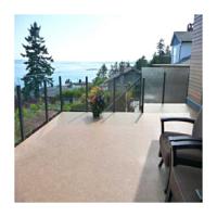 China EN12543 glass railing front porch with no railing how expensive is glass railing for sale