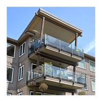 China Pvb laminated glass railing fancy balcony railing timber glass balustrade for sale