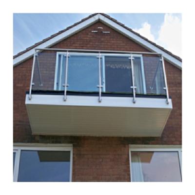 China Float glass fence mirror balcony railing assured glass fencing for sale