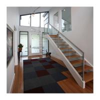 China Led glass balustrade stair railing cost per linear foot buy glass balustrade for sale