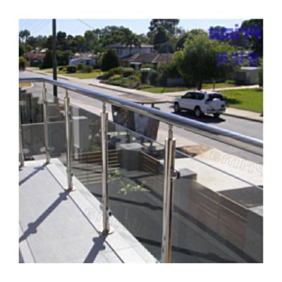 China AS glass railing second floor balcony railing urban glass fencing for sale