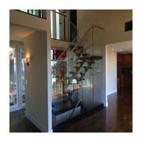 China Low iron glass railings for stairs outside tinted glass balustrade for sale