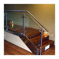 China Low iron glass railings for stairs outside tinted glass balustrade for sale