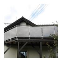 China Fiber glass railings commercial balcony railing precise glass fencing for sale
