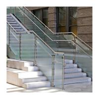 China 12mm glass banister deck stair spindles everton glass balustrade for sale