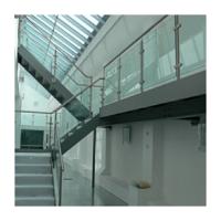 China Pvb laminated glass handrail stainless steel balustrade systems barriers for decking for sale