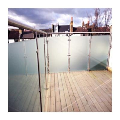 China ANSI Z97 glass railing modern balustrade panel handrail for sale