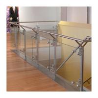 China EN12543 glass balusters balustrade handrail banister fittings for sale