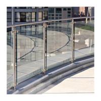 China EN12543 glass balusters balustrade handrail banister fittings for sale