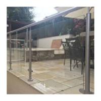 China SGP glass fencing metal balustrade deck glass panels price for sale