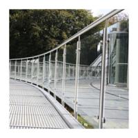 China Ultra white glass railings glazed balustrade systems tempered glass patio panels for sale