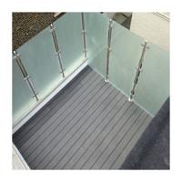 China Ultra white glass railings glazed balustrade systems tempered glass patio panels for sale