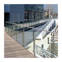 China Ultra white glass railings glazed balustrade systems tempered glass patio panels for sale