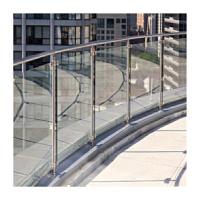 China EN12543 glass balustrade aluminium balustrades guardrail detail for sale
