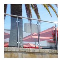 China EN12543 glass balustrade aluminium balustrades guardrail detail for sale