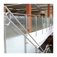 China EN12543 glass balustrade aluminium balustrades guardrail detail for sale