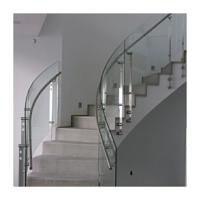 China EN2190 glass handrail balustrade channel guardrail systems for sale