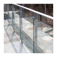 China EN2190 glass handrail balustrade channel guardrail systems for sale