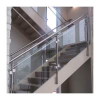 China Tmepered glass railings balustrade fixings stainless steel glass clamps for sale