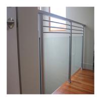 China Anti slip glass railings stainless steel balustrade suppliers frameless glass channel for sale