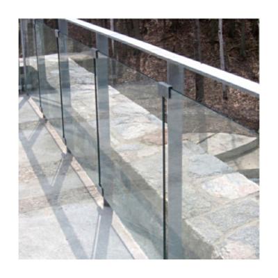 China Safety glass railings balcony balustrade systems handrail with glass for sale