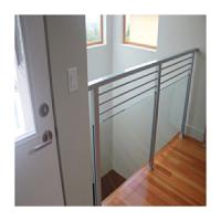 China Safety glass railings balcony balustrade systems handrail with glass for sale