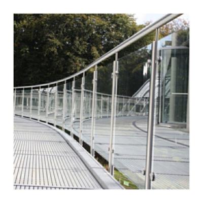 China Ultra white glass railings balustrade designs for balcony channel system for sale