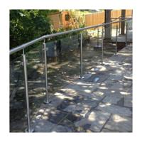 China Ultra white glass railings balustrade designs for balcony channel system for sale
