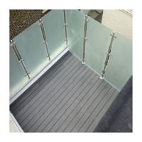 China Low iron glass balusters balustrade suppliers parapet design for sale