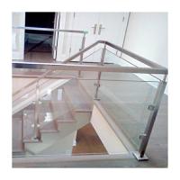 China Tmepered glass fencing cable patio railing post steel deck railing for sale