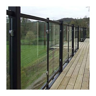 China Laminated glass balustrades stainless steel balustrades designs tempered glass handrail for sale